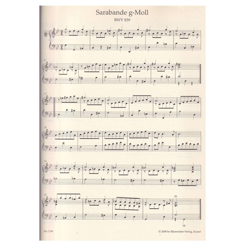 Seleção de peças para piano atribuídas a J.S. Bach - Keyboard Works ...