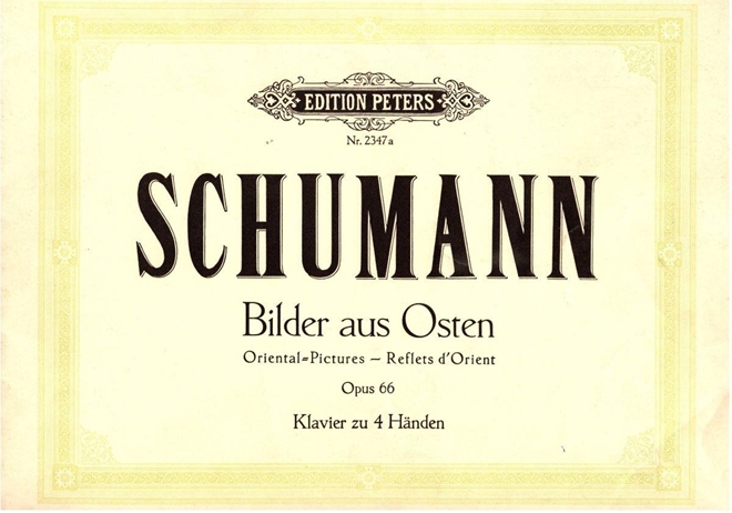Schumann - Bilder Aus Osten - Op.66 - Peters - Bilder Aus Osten - Op.66 ...
