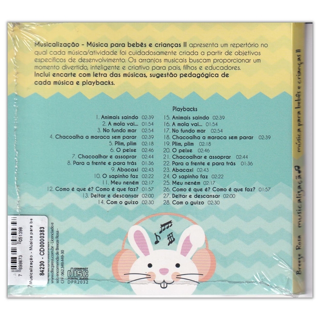 Musicalização - Música para bebês e crianças II (CD) - Musicalização ...