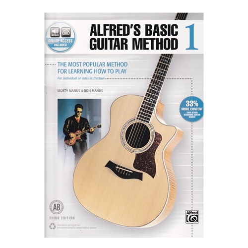 Alfred's Basic Guitar Method 1 (Third Edition) - Método 1 de Violão ...