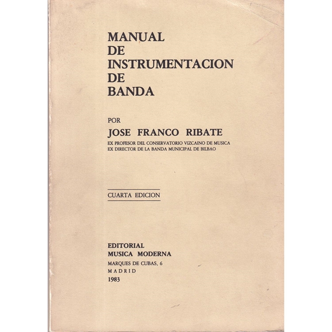 Manual De Instrumentacion De Banda - Em Espanhol - Manual De ...