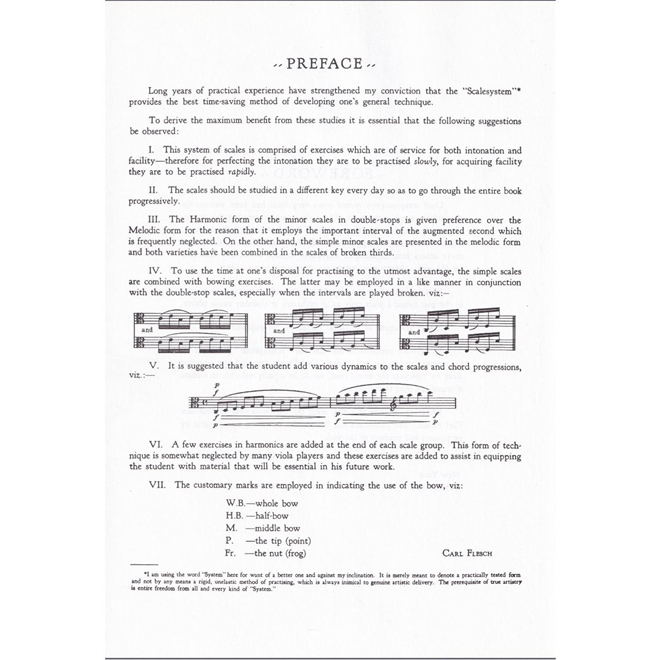 escalas para viola Carl Flesch metodo de escalas - Scale System - Viola ...