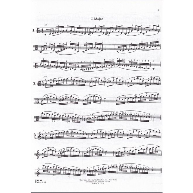 escalas para viola Carl Flesch metodo de escalas - Scale System - Viola ...