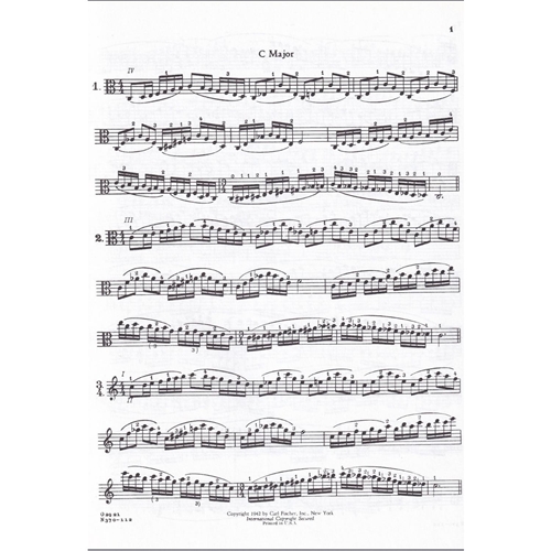 escalas para viola Carl Flesch metodo de escalas - Scale System - Viola ...