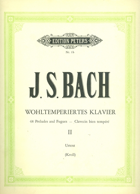 Das Wohltemperierte Klavier cravo bem temperado preludios e fugas well tempered clavier bach ...