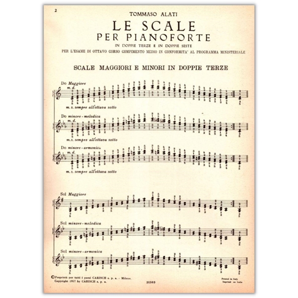 Le Scale In Doppie Terze E Seste (Edição Antiga) - Le Scale In Doppie ...