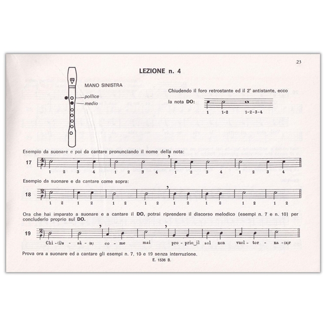 Bianchi - método flauta doce Invito al flauto dolce - Invito al flauto dolce - Berben