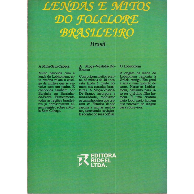 Lendas e Mitos do Folclore Brasileiro Brasil - Lendas e Mitos do ...
