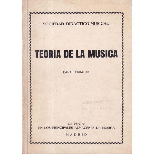 Teoria Musical - Parte 1 de Sociedad Didactico-Musica, Madrid - Teoria ...