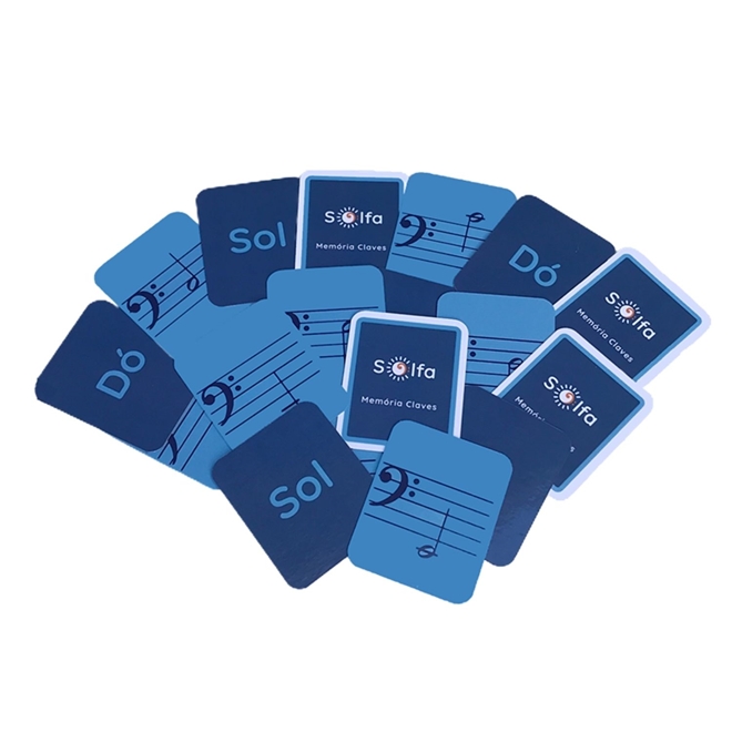 Jogo da Memória Musical - Clave de Fá - Jogo da Memória Musical - Clave ...