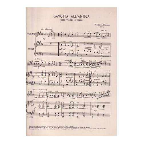 Gavotta All`Antica - Gavotta All`Antica - Ricordi
