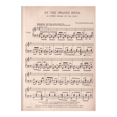 By The Swanee River - Op.21 (Edição Antiga) - By The Swanee River - Op ...