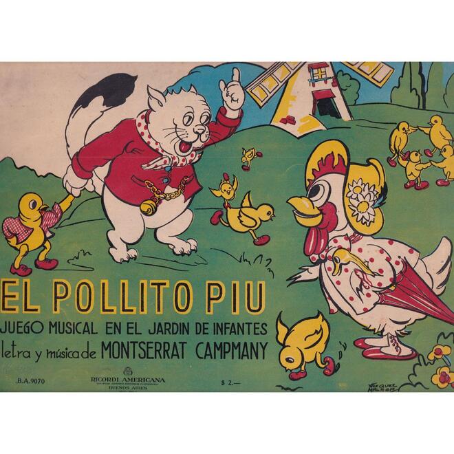 A garota Pio - El Pollito Piu (Edição Antiga) - Ricordi