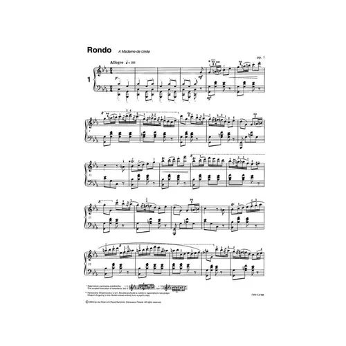 Rondós para Piano Chopin National Edition Vol. 1 - Rondos for Piano ...