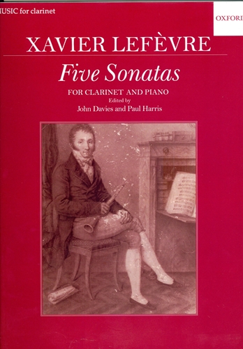 Five Sonatas For Clarinet And Piano - Cinco Sonatas para Clarineta e Piano de Jean Xavier ...