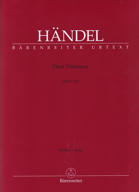 Dixit Dominus Hwv 232 - Full Score de George Friedrich Handel - Dixit ...