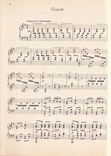 Moussorgsky peças para piano Pictures at an Exhibition: Promenade ...