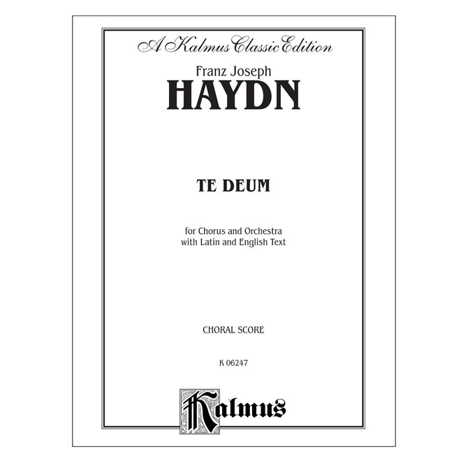 Te Deum - Para Coro e orquestra com texto em Latim e Inglês - Te Deum ...