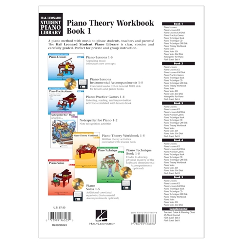 Livro De Teoria Para Piano - Livro De Exercícios - Hal Leonard - Piano ...