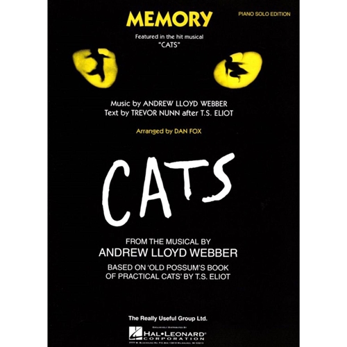 Cats - Memory (Piano Solo) - Cats - Memory (Piano Solo) - Hal Leonard