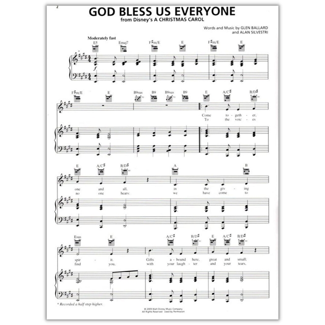 God Bless Us Everyone From Disney`s A Christmas Carol Andrea Bocelli