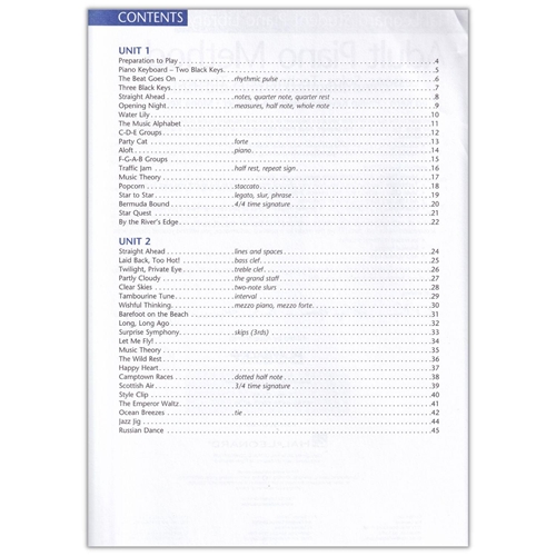 Adult Piano Method Book 1 - Metodo Adulto Para Piano - Hal Leonard ...