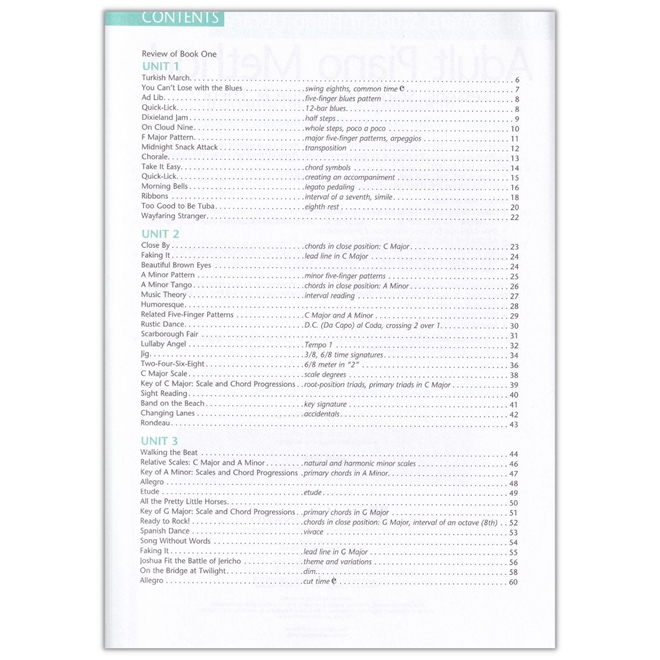 Método De Piano Para Adultos - Hal Leonard - Adult Piano Method Book 2 ...