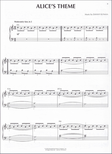 Alice In Wonderland - Piano Solo - Alice In Wonderland - Piano Solo ...