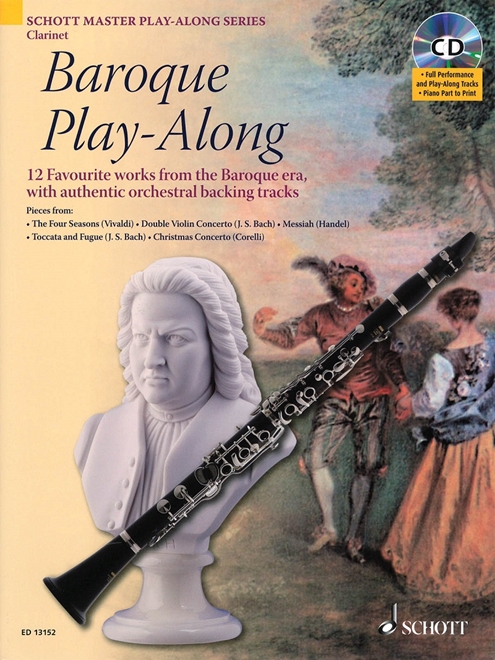 Baroque Play-Along - Clarinet - 12 Favourite Works From The Baroque Era ...
