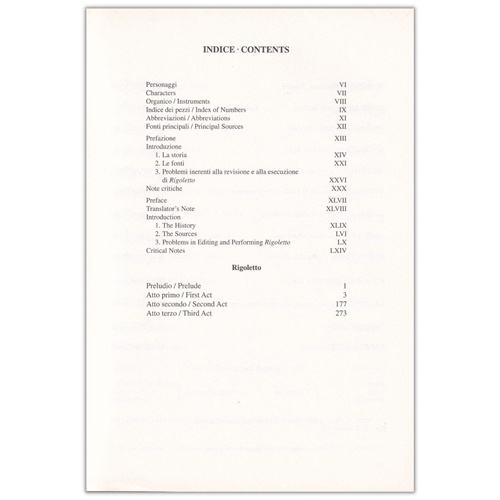 Rigoletto - Vocal Score - Rigoletto - Vocal Score - Ricordi