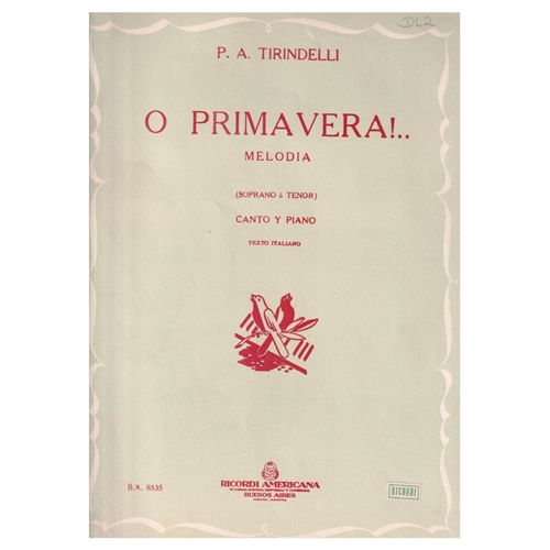 O Primavera! - O Primavera! - Ricordi