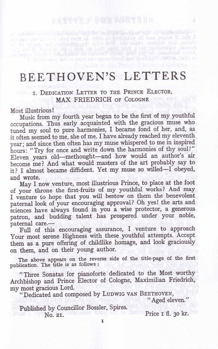 Compilação de 457 cartas escritas por Ludwig Van Beethoven - Dover ...