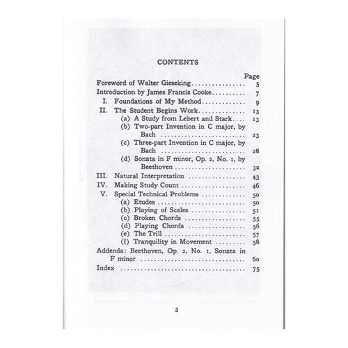 Piano Technique - Tecnica Pianistica de Walter Gieseking e Karl Leimer ...