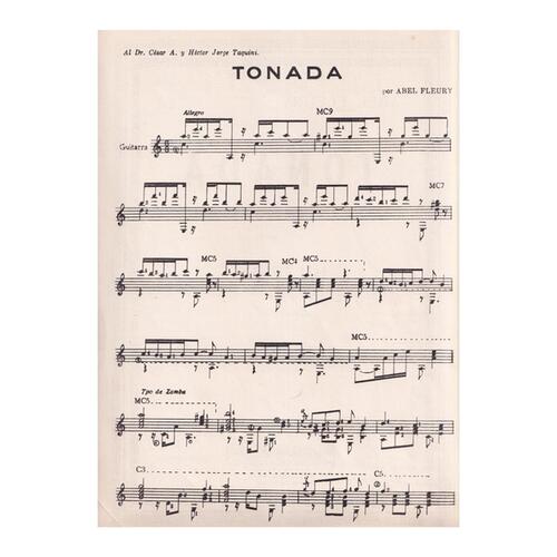 Tonada de Abel Fleury - Tonada (Edição Antiga) - Sem Reposição