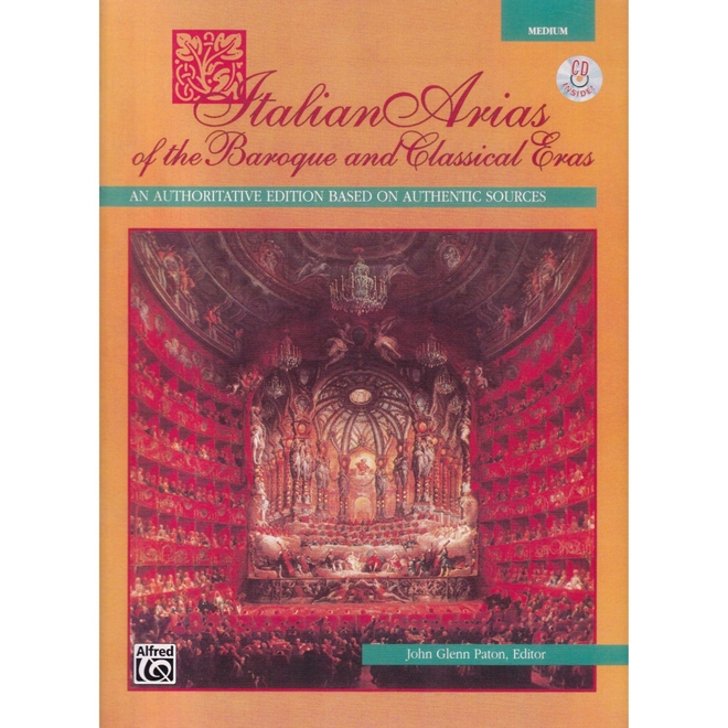Árias italianas da era barroca e clássica para canto (voz média) e ...