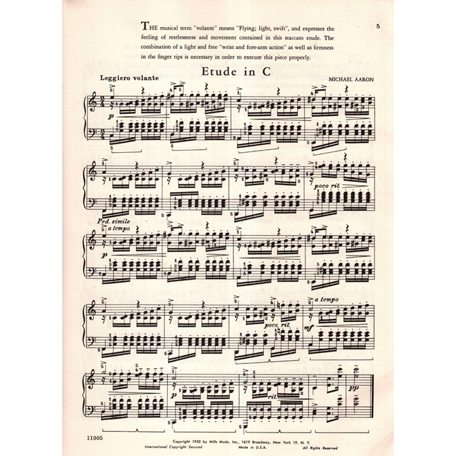 Michael Aaron Piano Course - Grade 5 - Exemplr Antigo - Michael Aaron Piano Course - Grade 5 ...