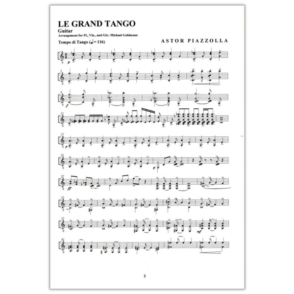 Le Grand Tango (Violino,Viola,Contrabasso) - Score - Composição de ...