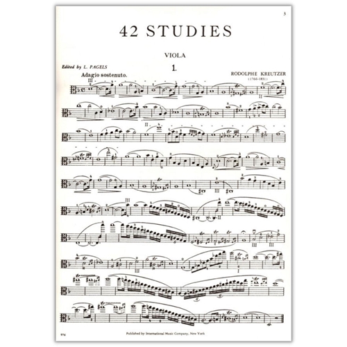 42 Estudos Para Viola de Rodolphe Kreutzer (Revisão de Pagels) - 42 ...
