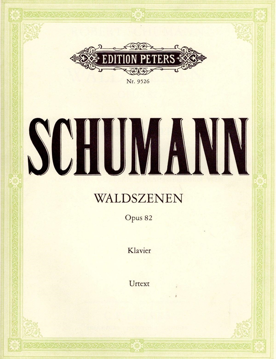 Waldszenen - Op.82 Obra Cenas da floresta de Robert Schumann para piano ...
