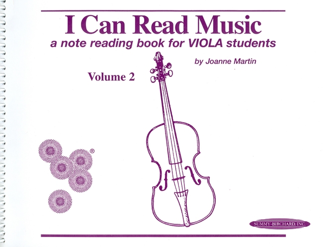 I Can Read Music Vol.2 - A Note Reading Book For Viola Students - I Can ...