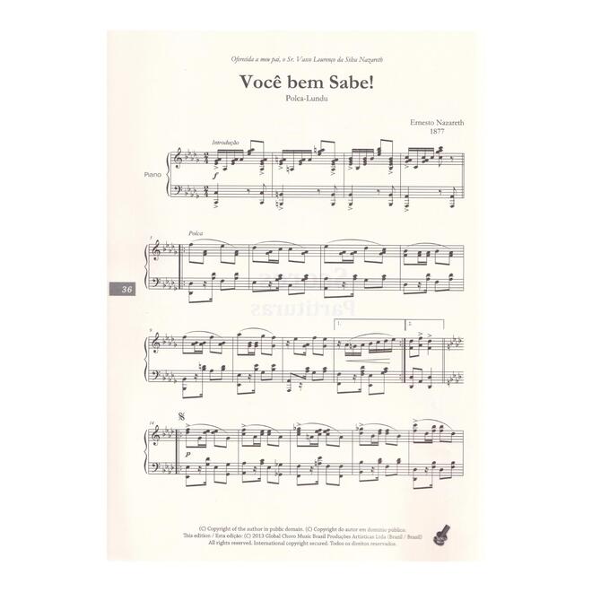 The Complete Works Of Ernesto Nazareth Vol. 1 (1877-1896) - Critical ...